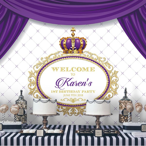 Crown Backdrop - Etsy