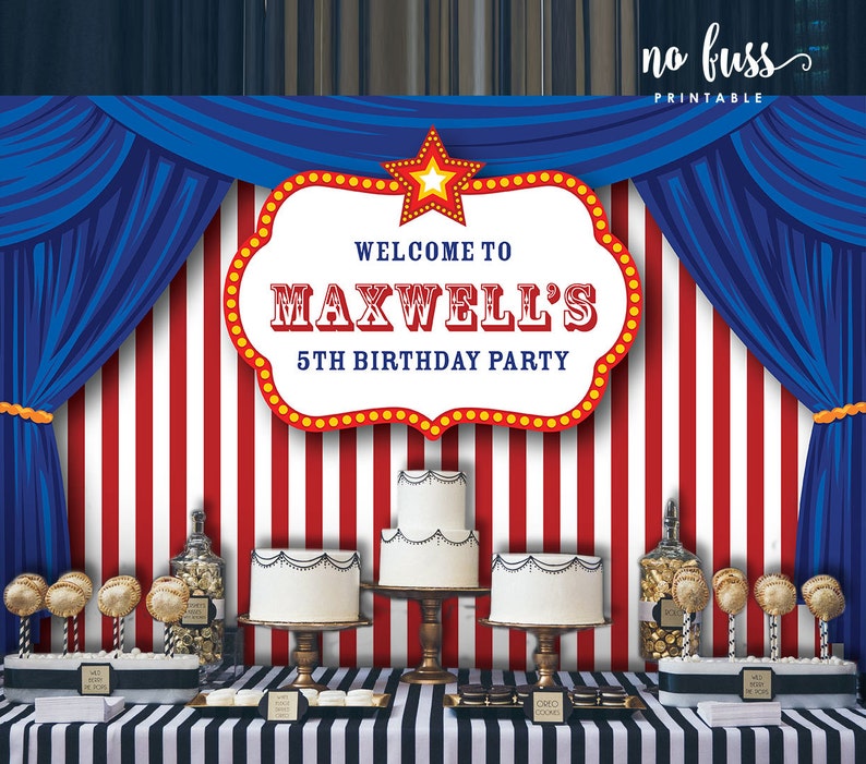 Carnival Sign Background