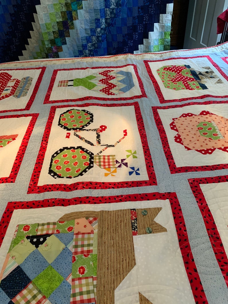 Handmade Snap Shots Quilt Along Quilt Twin Size Picture Quilt - Etsy