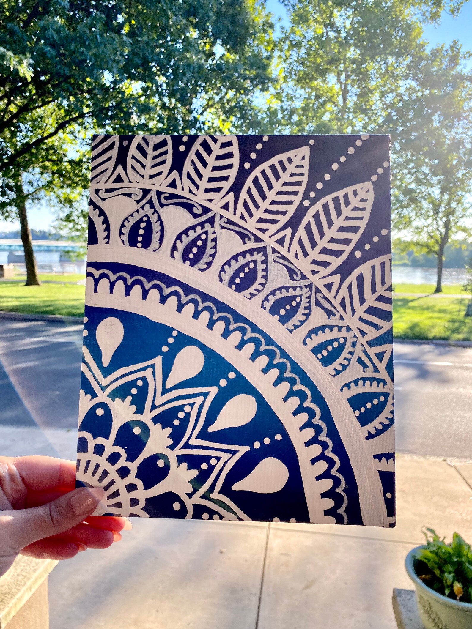 Aztec Ombré Canvas - Etsy