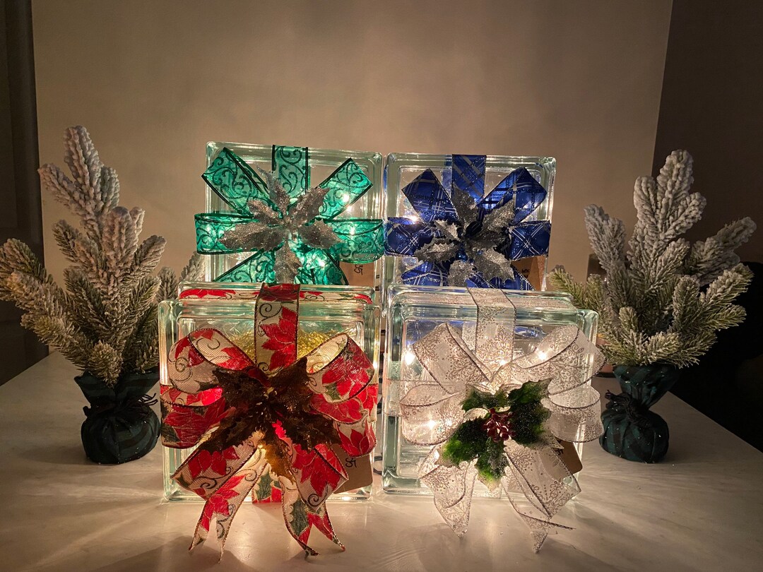 Light up Christmas Block - Etsy