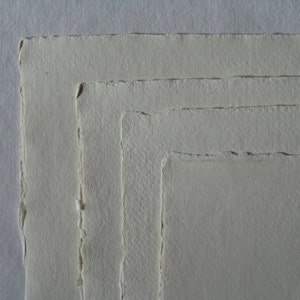 Handmade Paper Watercolor Paper 10 Sheets / Set White or Soft - Etsy