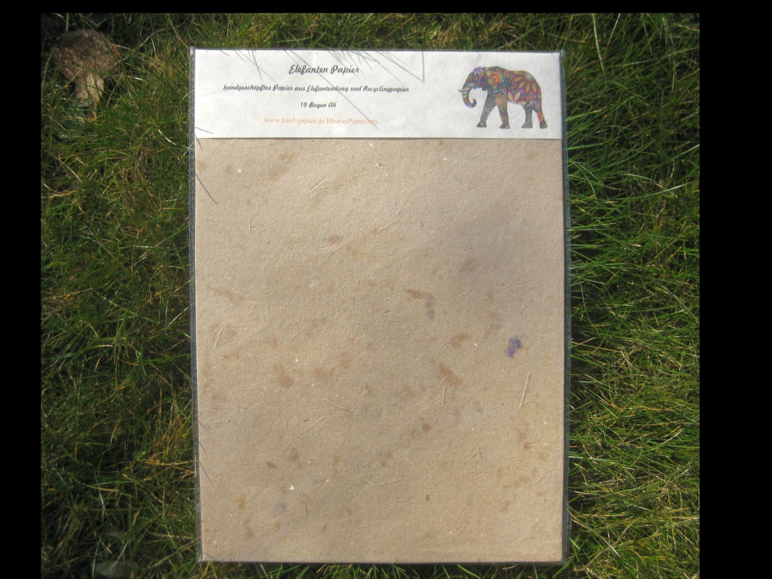 Elephant Dung Paper