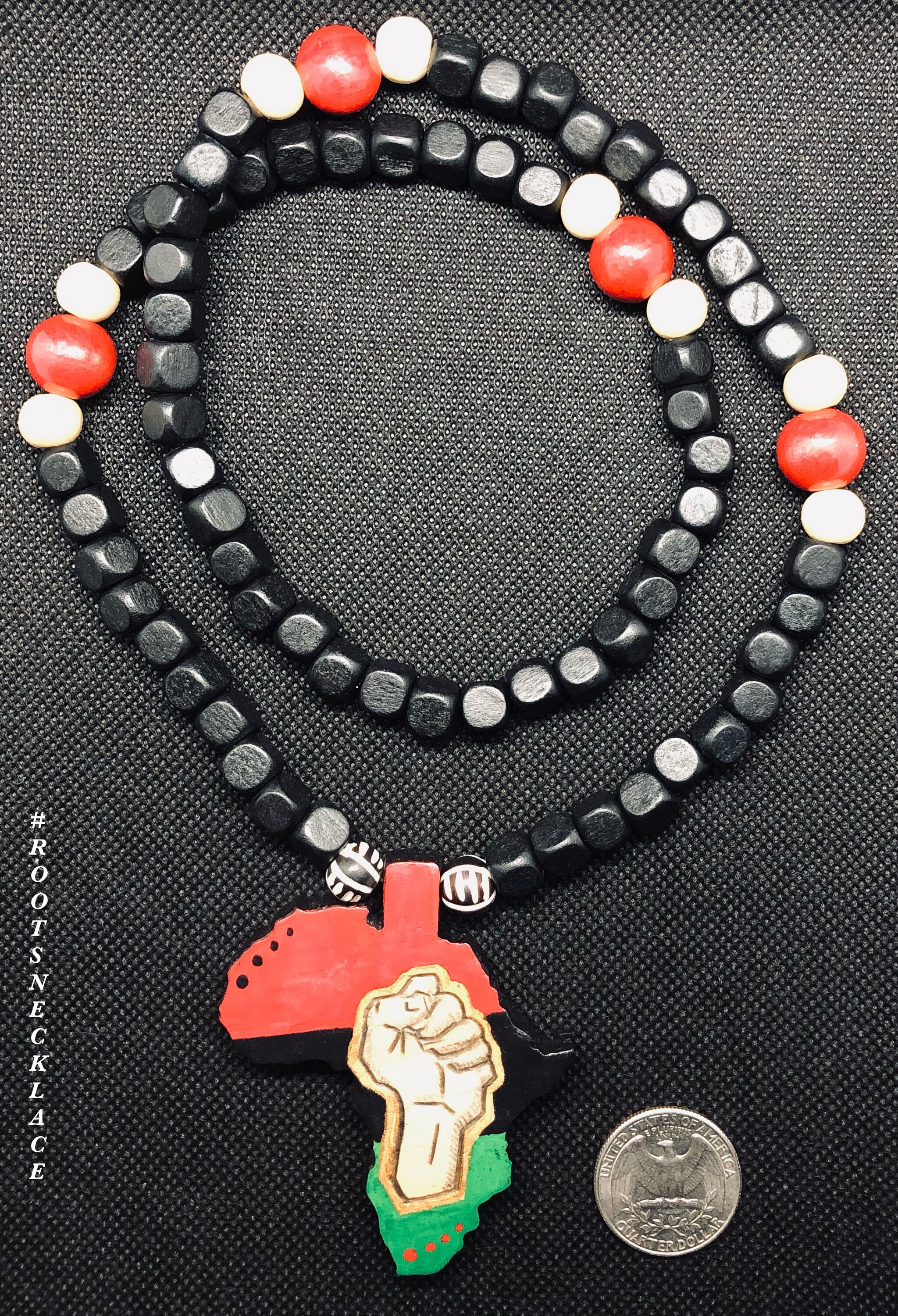 Roots Necklace Afro-centric Pride. - Etsy