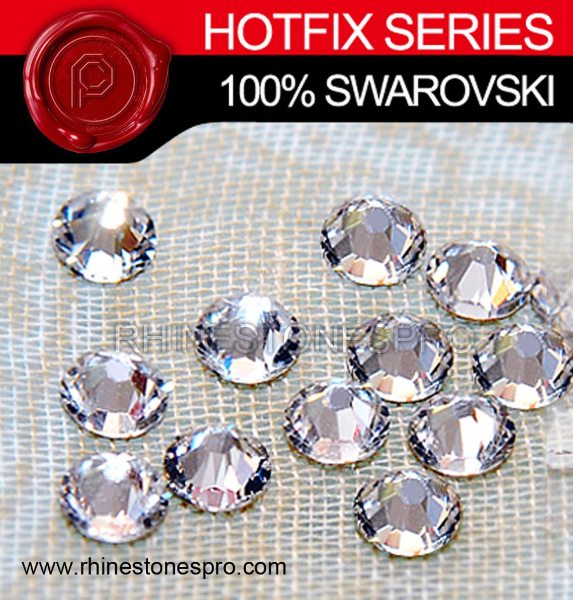 Swarovski Elements (hot Fix) Crystal Clear (001) 144 Pieces FREE ...