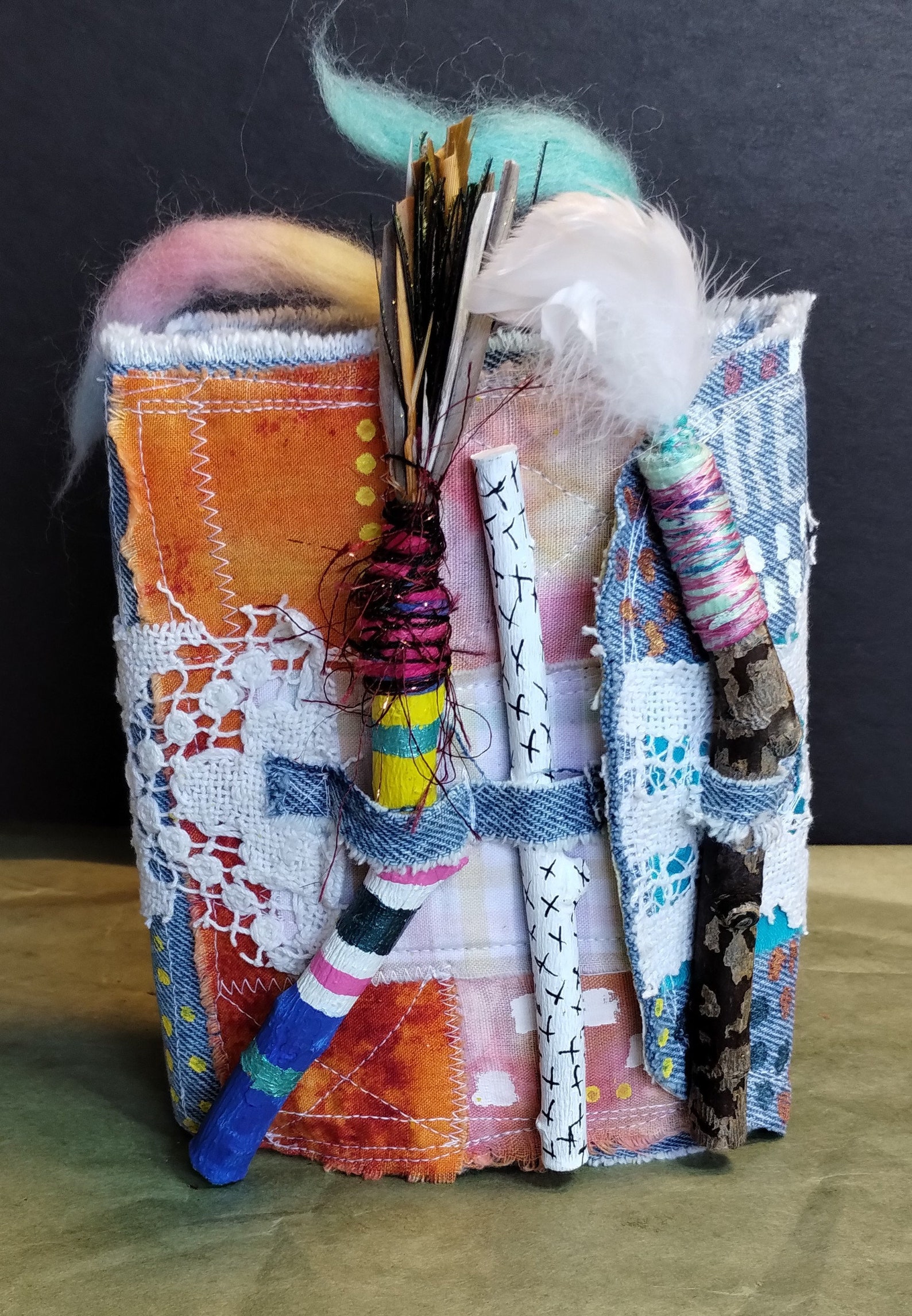 Junk Journal Color Splash With 3 Mark Making Tools - Etsy