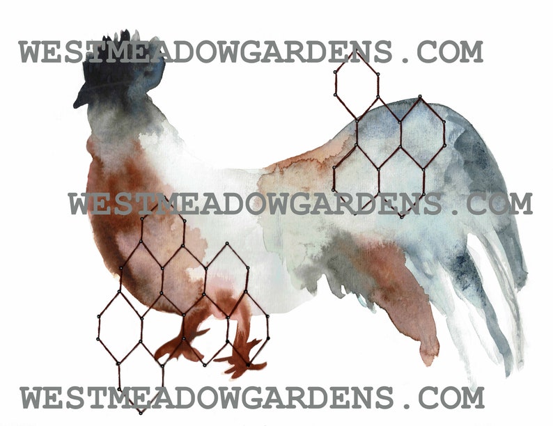 Digital Download Chicken Mixed Media Papers Collage Pages Journal ...