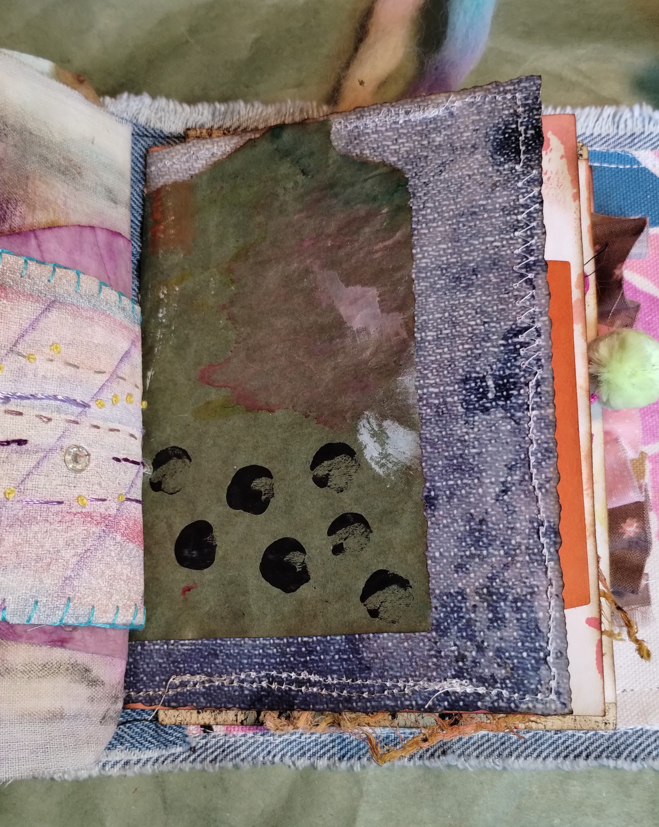 Junk Journal Color Splash With 3 Mark Making Tools - Etsy