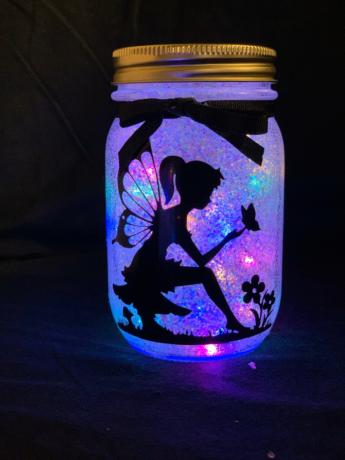 Lighted Fairy Mason Jars - Etsy