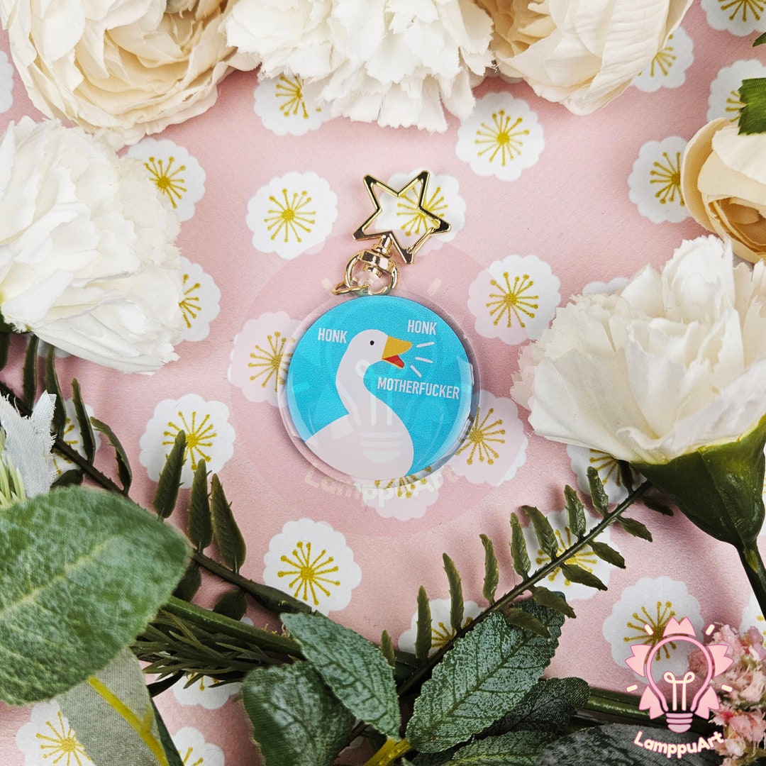 ACRYLIC KEYCHAIN CHARM Untitled Goose Game - Etsy