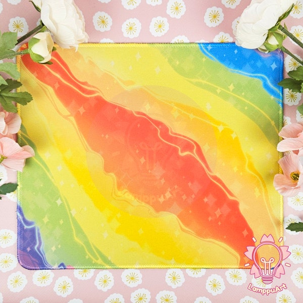 Rainbow Mousepad - Etsy