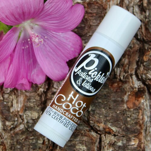 HOT COCOA Natural Lip Balm With Organic Dark Chocolate - Etsy