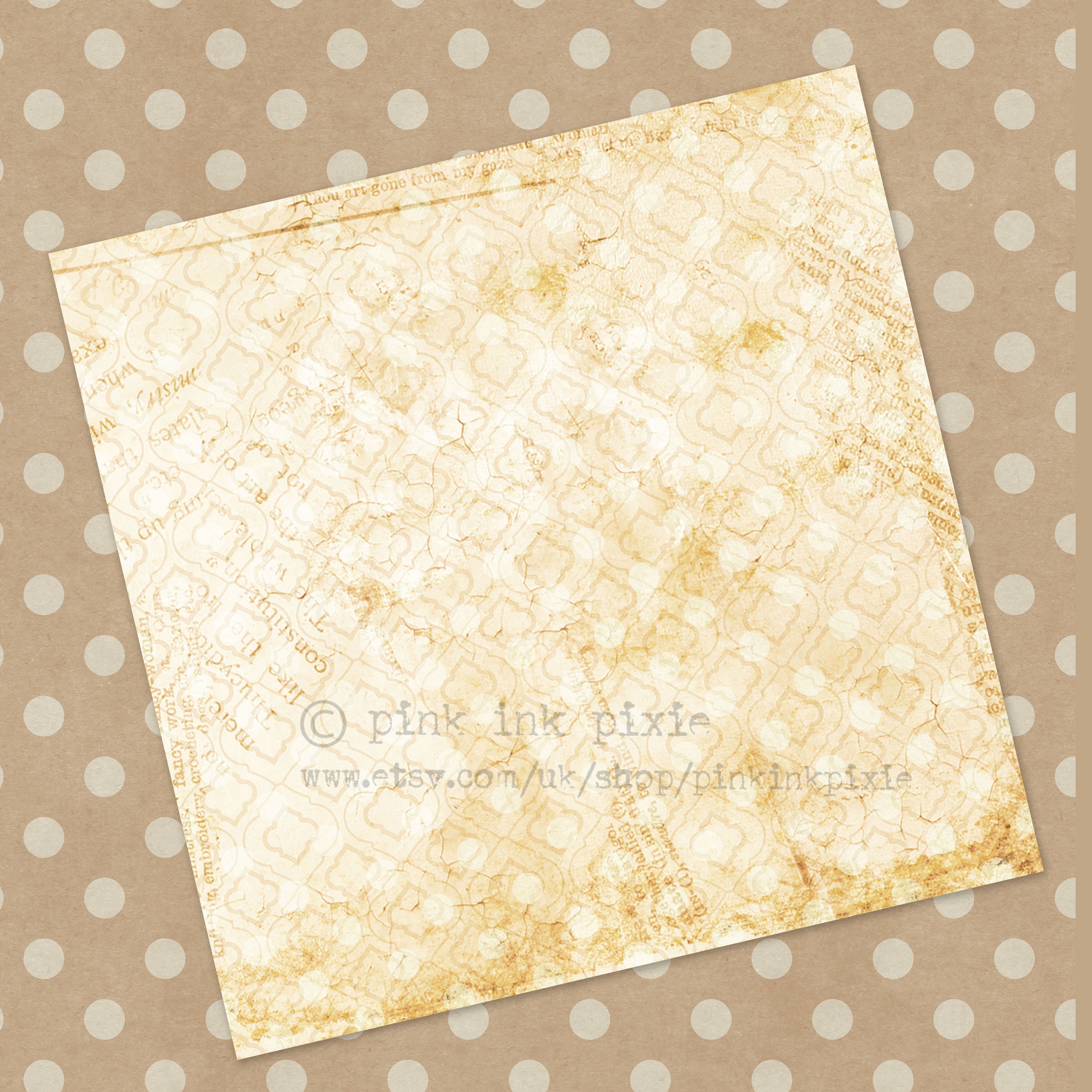 Printable Paper Pack, One Autumn Day, Scrapbook Paper, Mixed Media ...