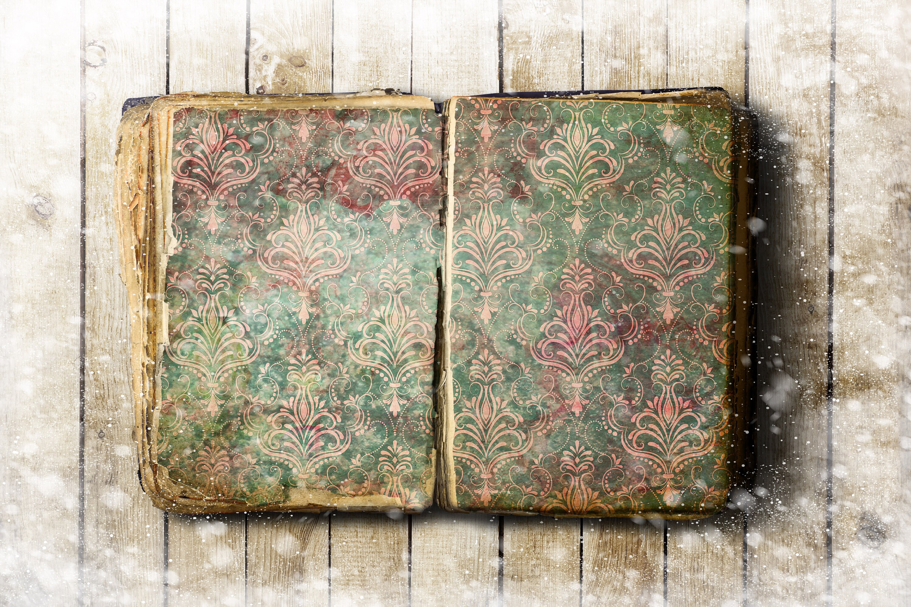 Printable Paper Pack, Damask Dreams Scrapbook Paper, Mixed Media ...