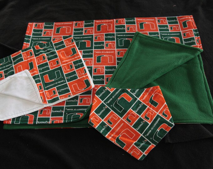 Nursery, Baby, Bedding Set University of Miami Hurricanes - Etsy