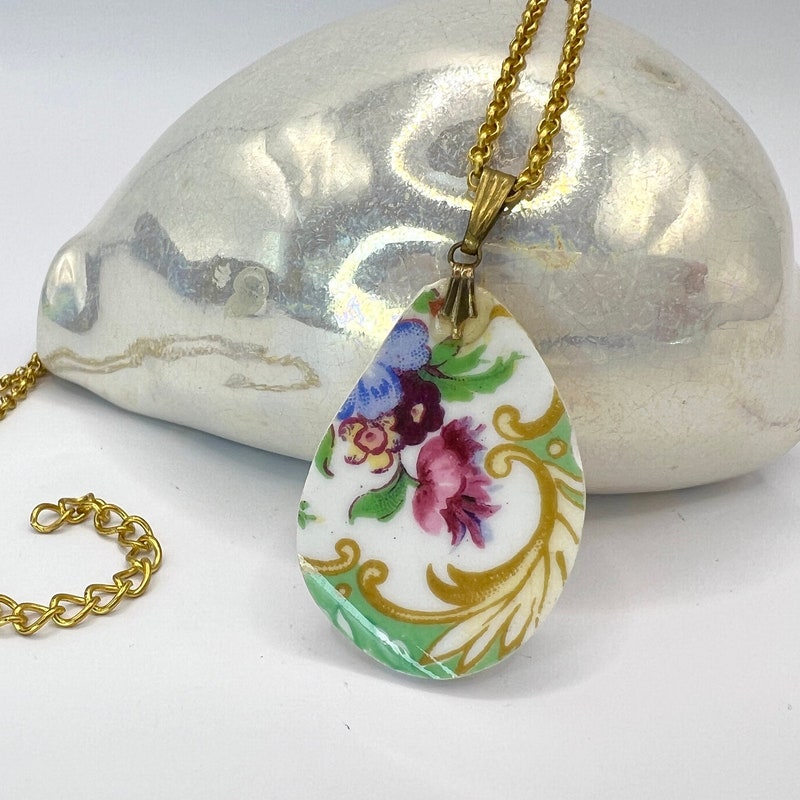 Porcelain Pendant - Etsy