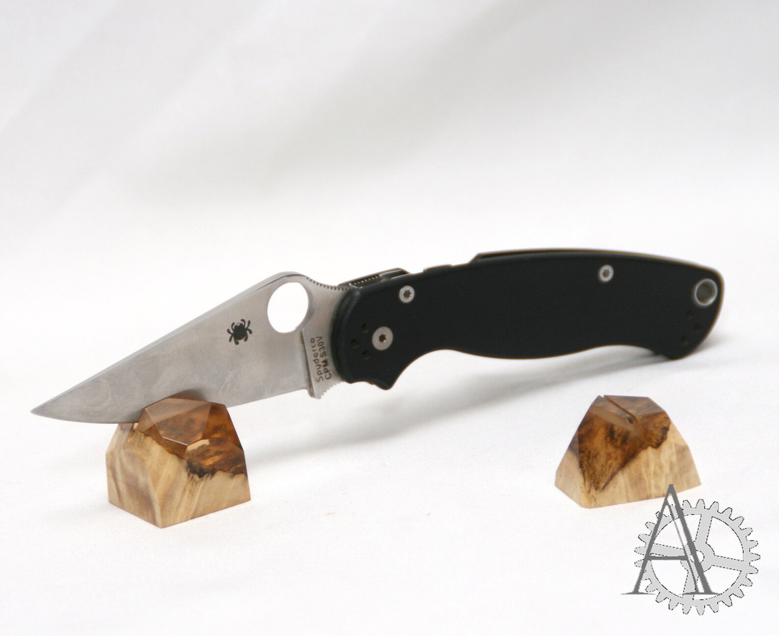 The Wood and Epoxy Resin Knife Stand. Maple Burl and Resin - Etsy