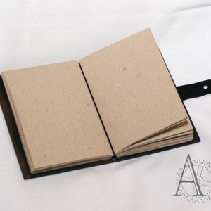 Wooden Cover Journal. Book With Oak Wood Cover. Recycled Paper ...