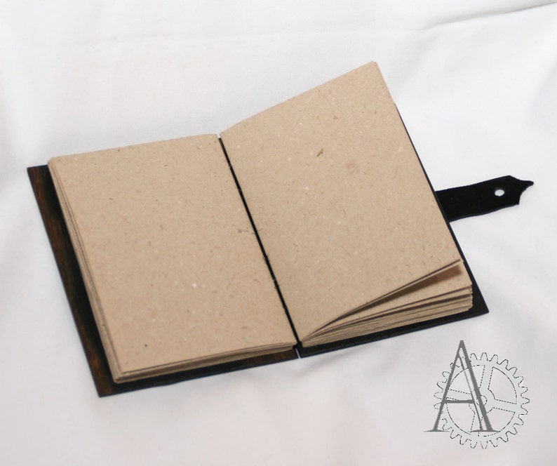 Wooden Cover Journal. Book With Oak Wood Cover. Recycled Paper - Etsy