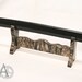 The Wooden Tanto Stand. the Black Toned Maple Burl Wood Mini - Etsy