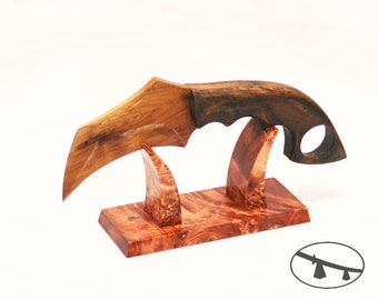 Wood Burl Display Stand - Etsy