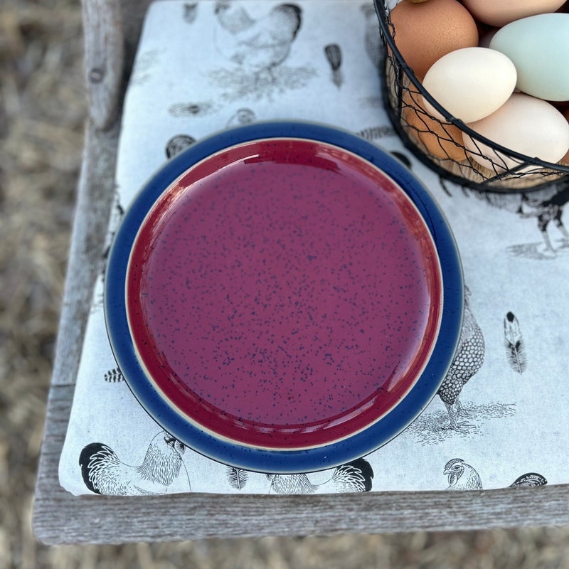 Harlequin Plates - Etsy