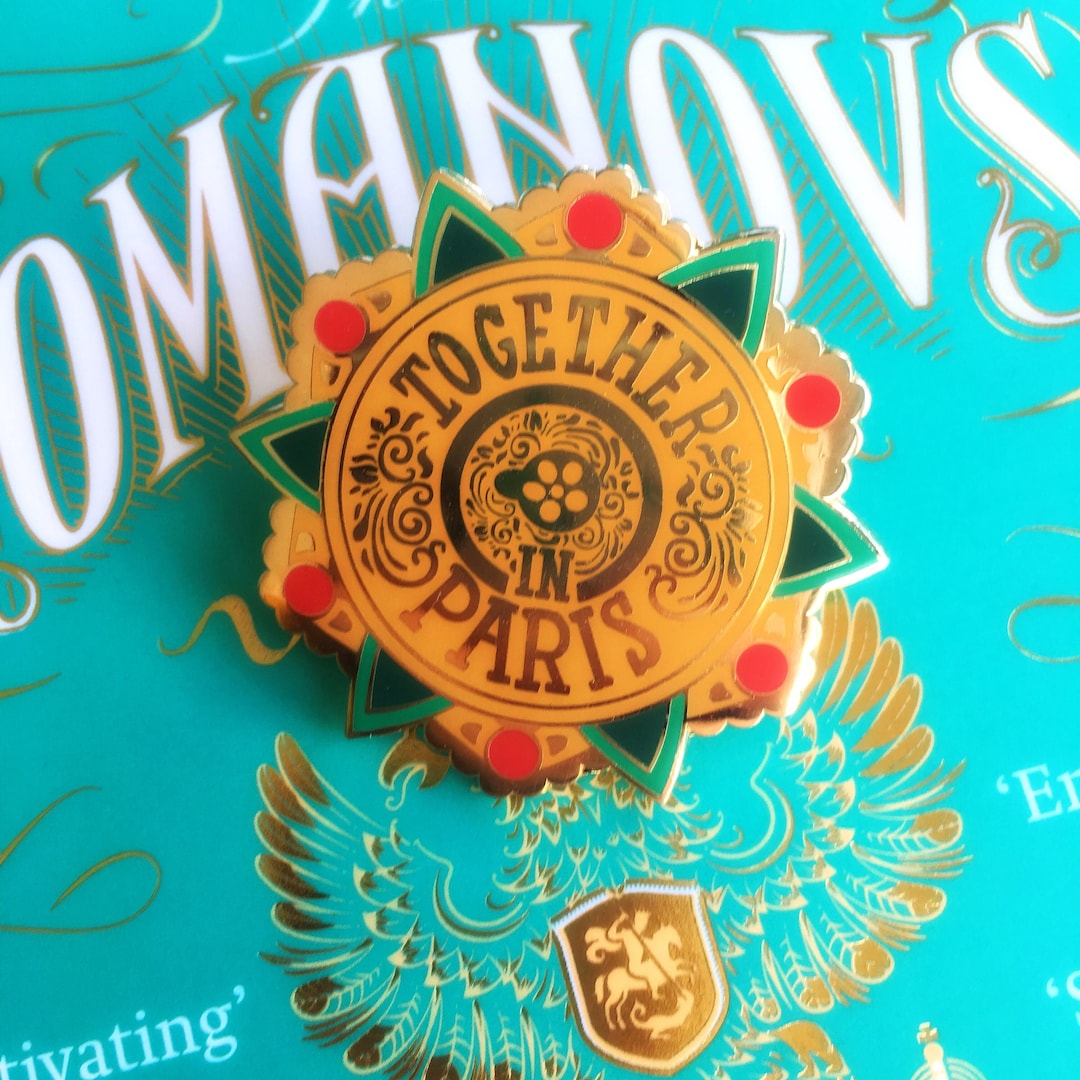 Anastasia Together in Paris Enamel Pin Animation Costume Cosplay ...