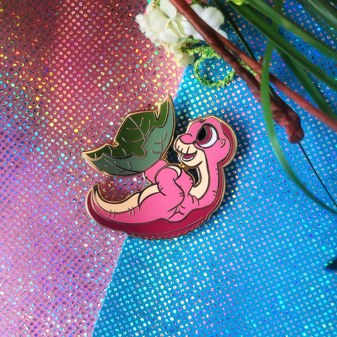 80s 90s Littlefoot Dinosaur Cute Kawaii Enamel Pin Nostalgia Childhood ...