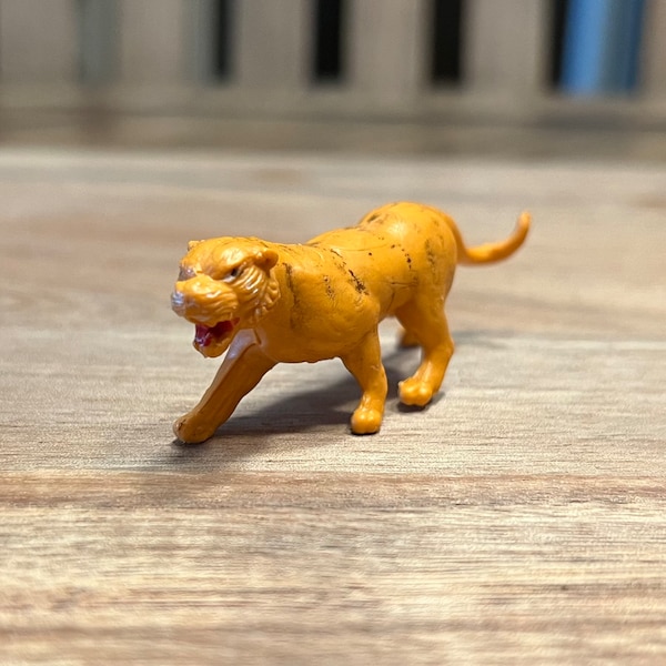 Plastic Tiger Toy - Etsy