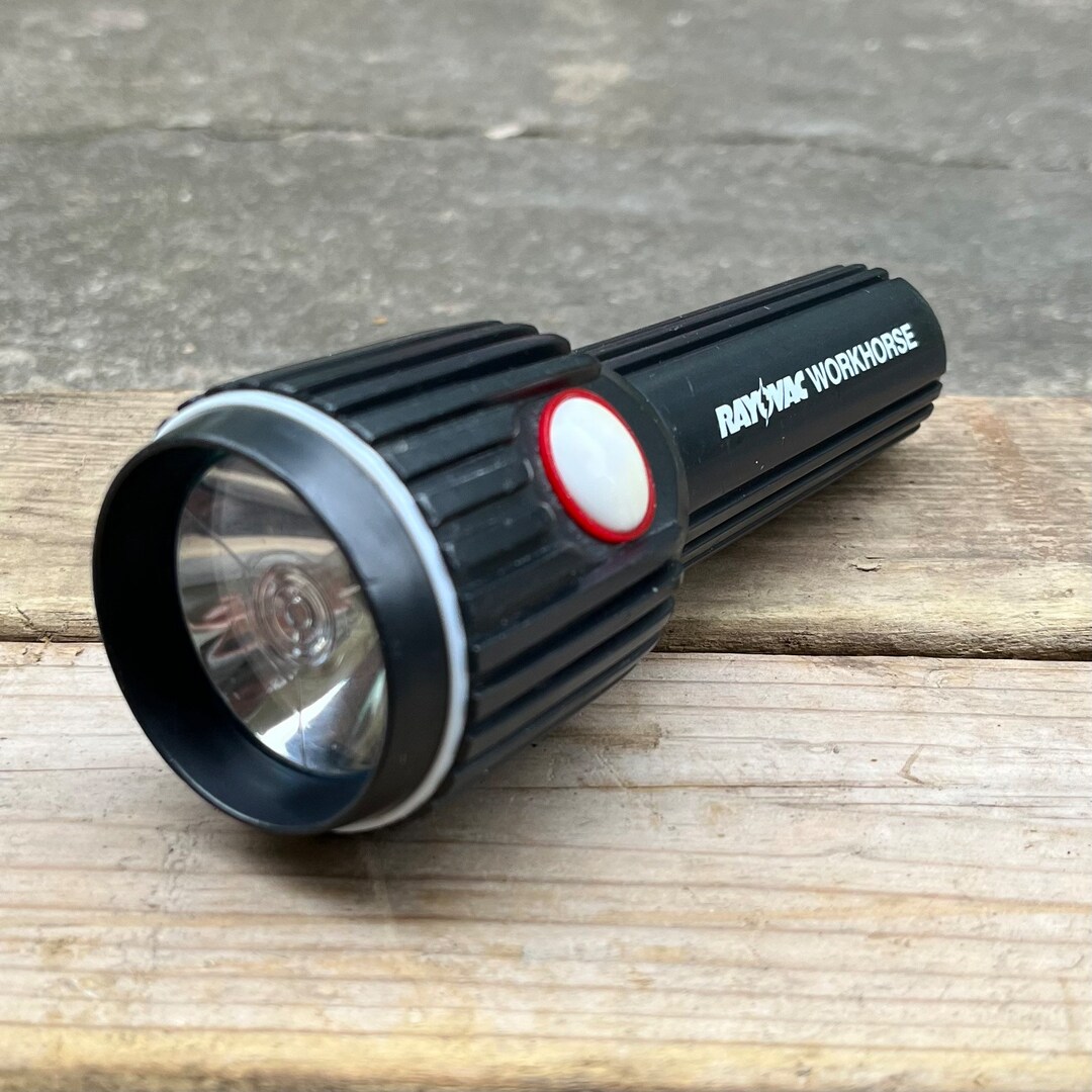 Vintage Rayovac Workhorse Small Flashlight 2xc - Etsy