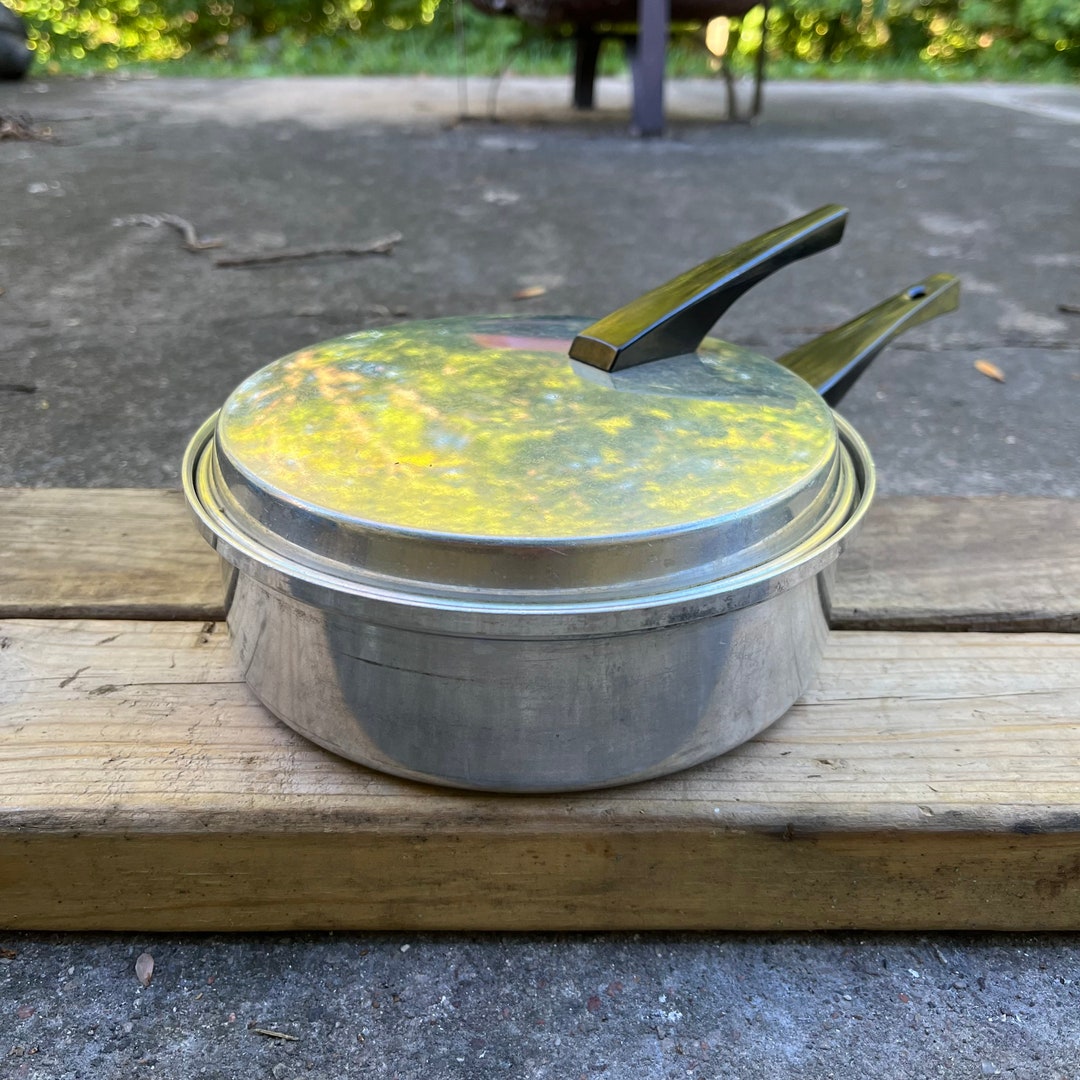 Vintage 1 Qt. Mirro Brand Aluminum Sauce Pan, Lid & 3 Egg Poacher - Etsy