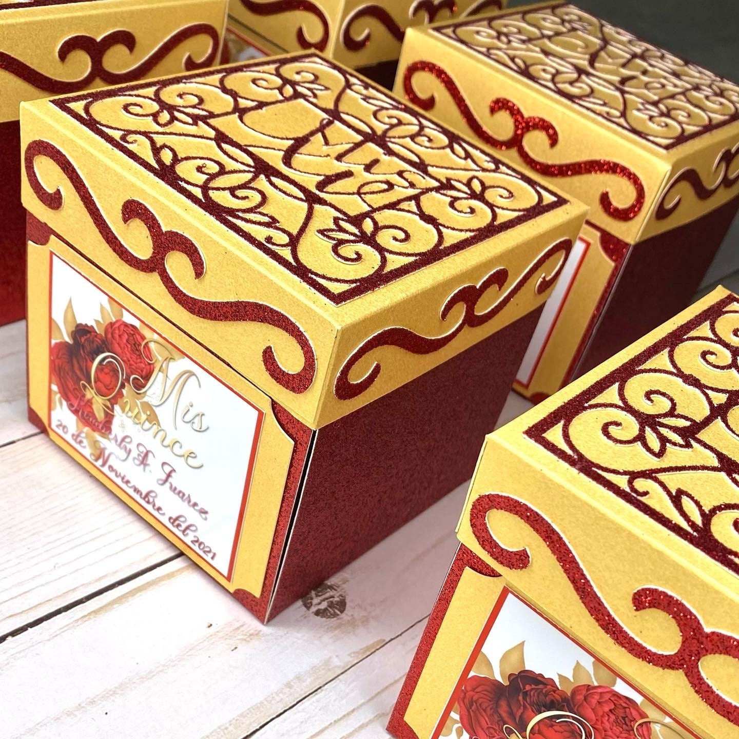 Quinceañera Invitations Explosion Box Invitaciones Any Theme Available ...