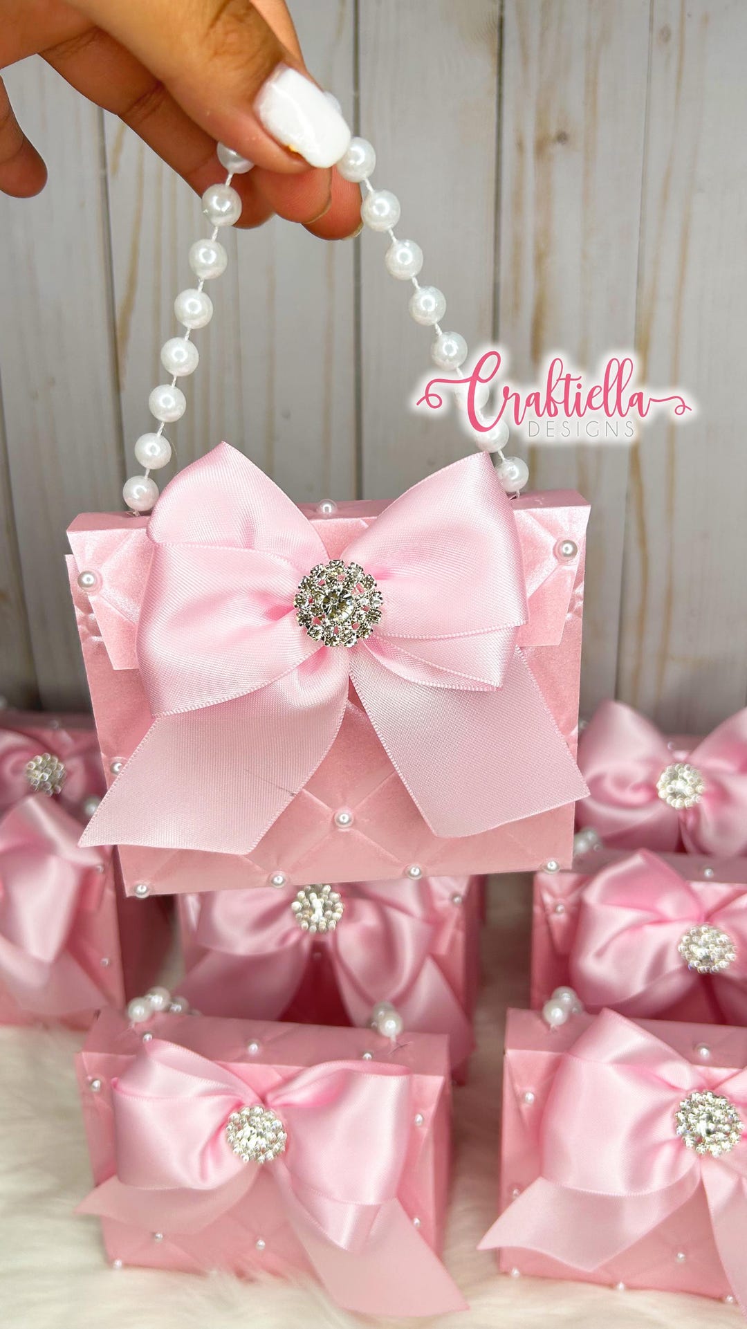 3D Purse Invitations for Quinceañera, Sweet 16, and Special Events (50 ...