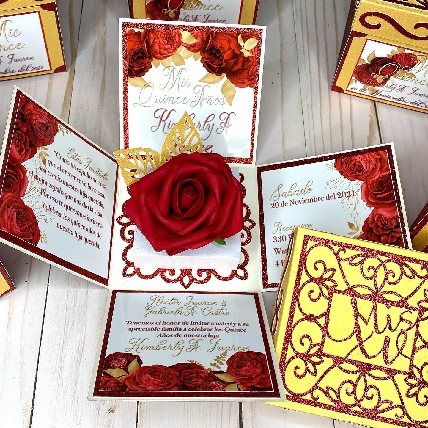 Quinceanera Box Invitations