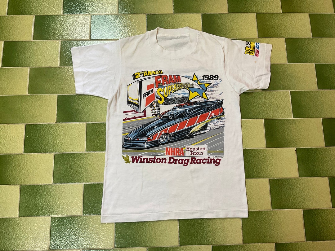 Vintage 1989 NHRA Fram Supernationals Winston Drag Racing T-shirt ...