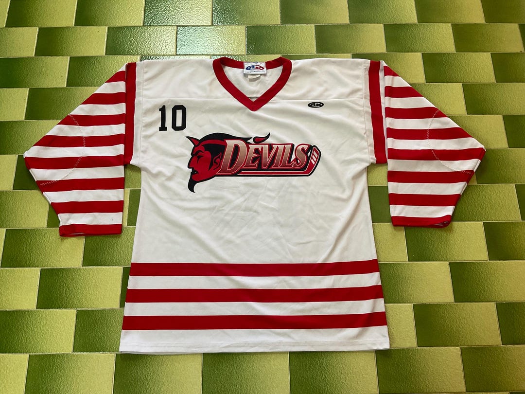 Devils #10 Ice Hockey Jersey Cardiff Devils Size Mens Large - Etsy