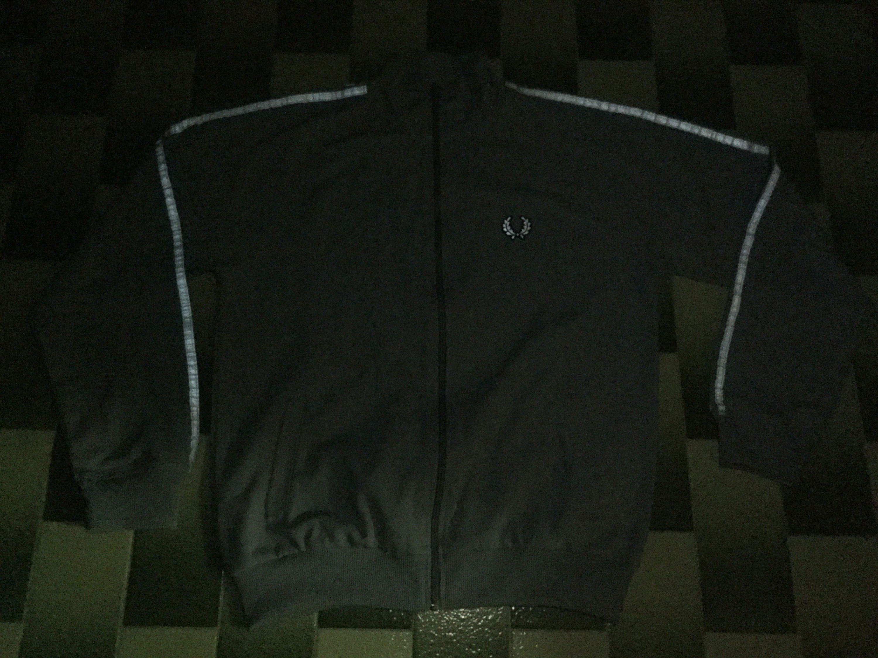 Fred Perry Tracksuit Jacket With Reflective Logo and Stripes | Etsy