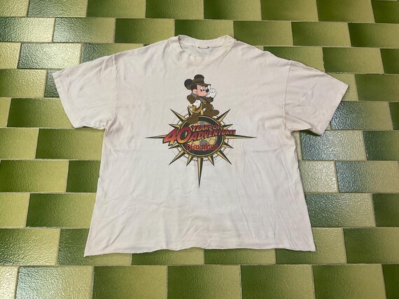 Vintage 90s Disney Mickey Mouse 40 Years of Adventure… - Gem