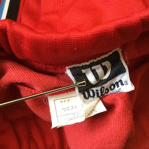 Vintage Wilson Bottom Tear Away Snap Sweatpants in Black, White and ...