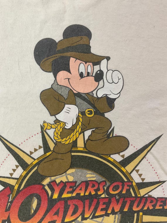 Vintage 90s Disney Mickey Mouse 40 Years of Adventure… - Gem