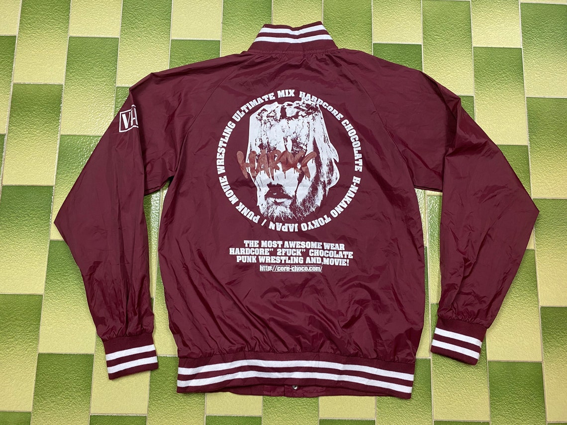 Hardcore Chocolate Punk Movie Wrestling Windbreaker Jacket | Etsy