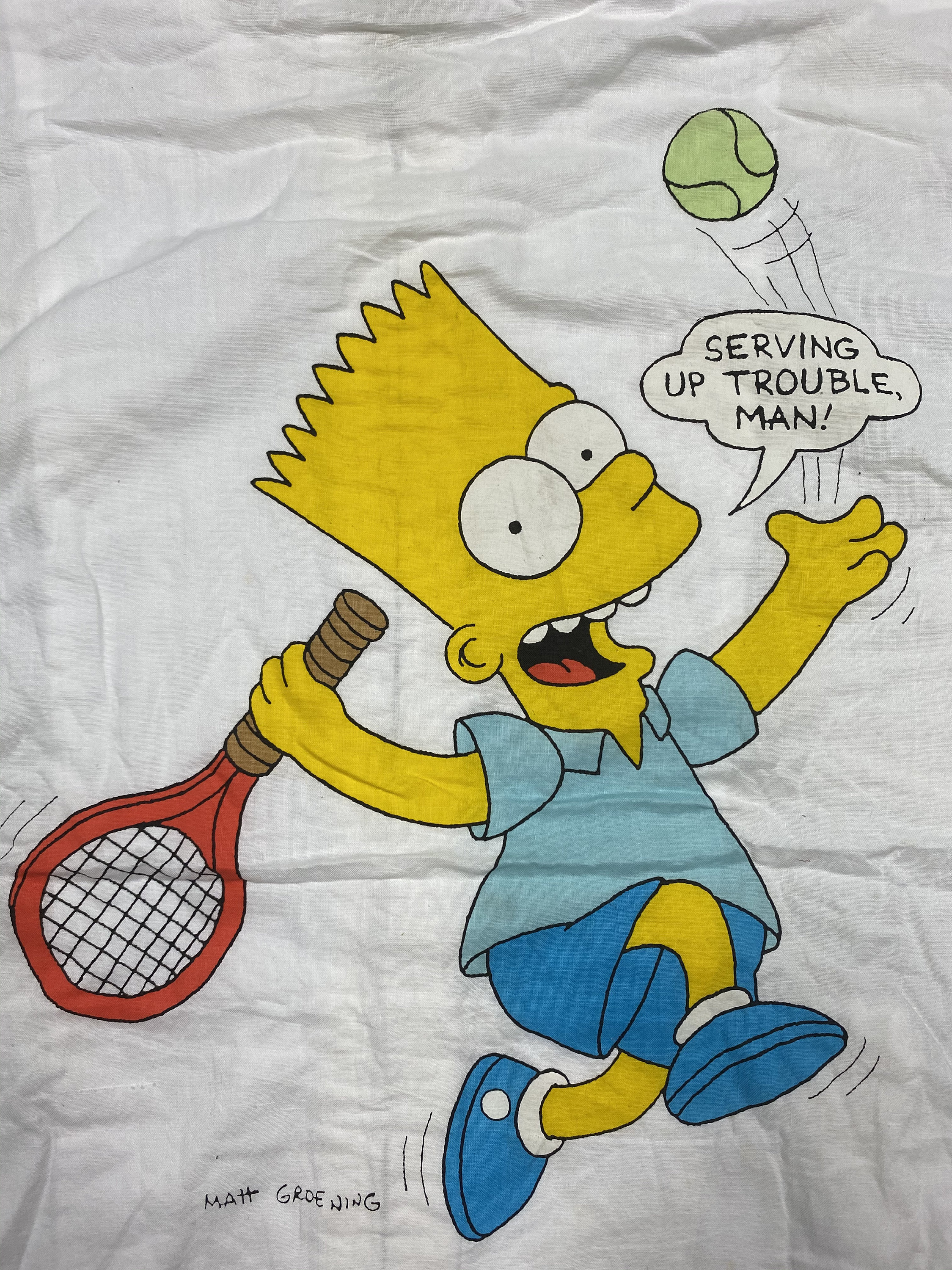 Vintage 90s 1994 Bart Simpson Tennis Hoodie Light Jacket Full - Etsy