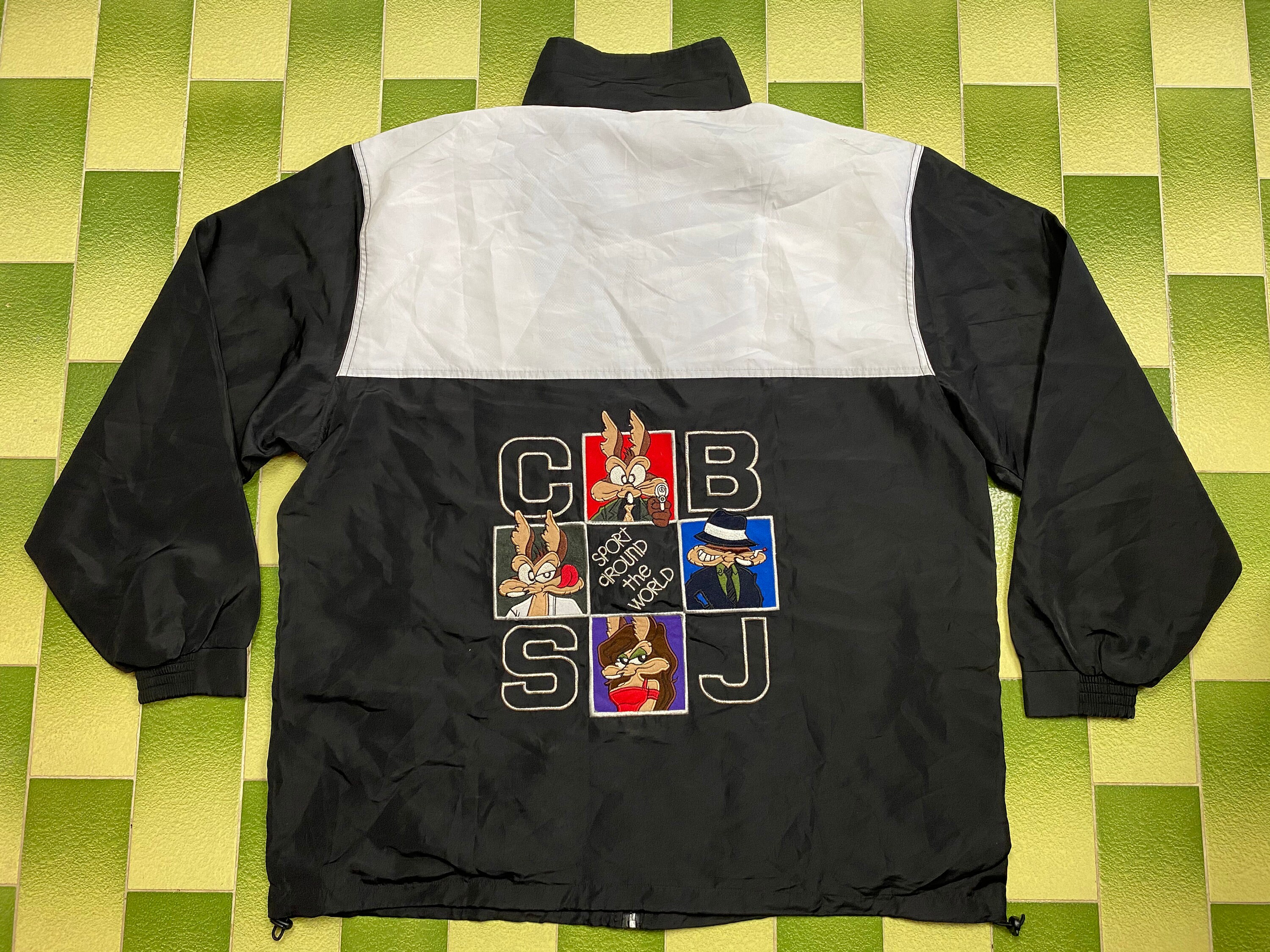 CBSJ Sport Coyote Cartoon Full-zip Windbreaker Jacket Fits - Etsy