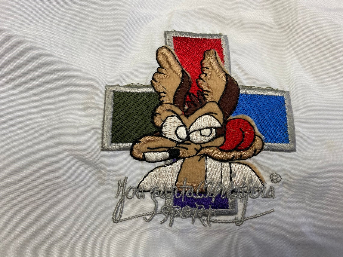 CBSJ Sport Coyote Cartoon Full-Zip Windbreaker Jacket Fits | Etsy