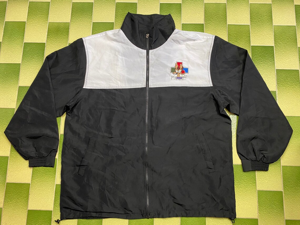 CBSJ Sport Coyote Cartoon Full-Zip Windbreaker Jacket Fits | Etsy