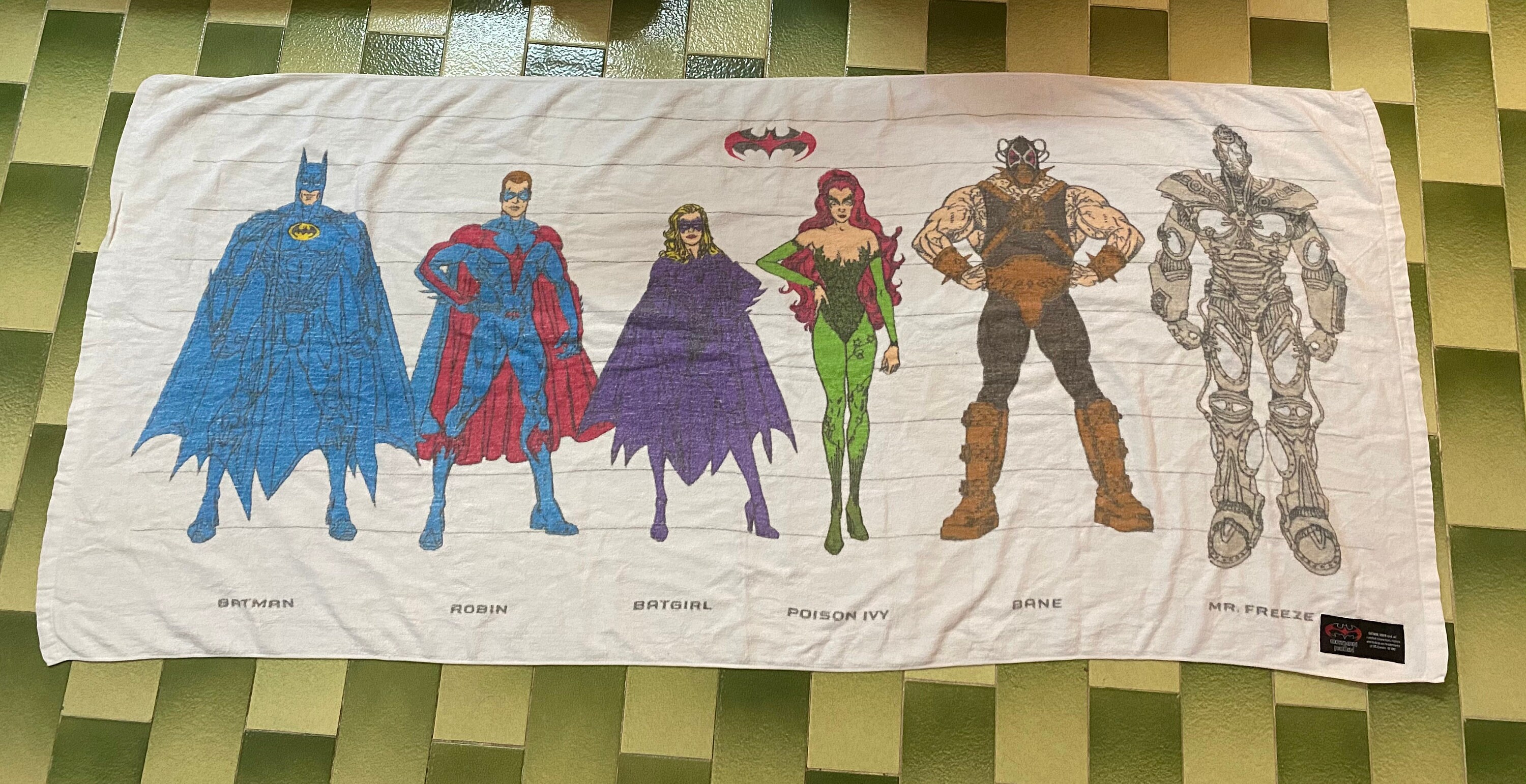 Batman and Robin Beach Bath Towel Vintage DC Comic 1997 - Etsy
