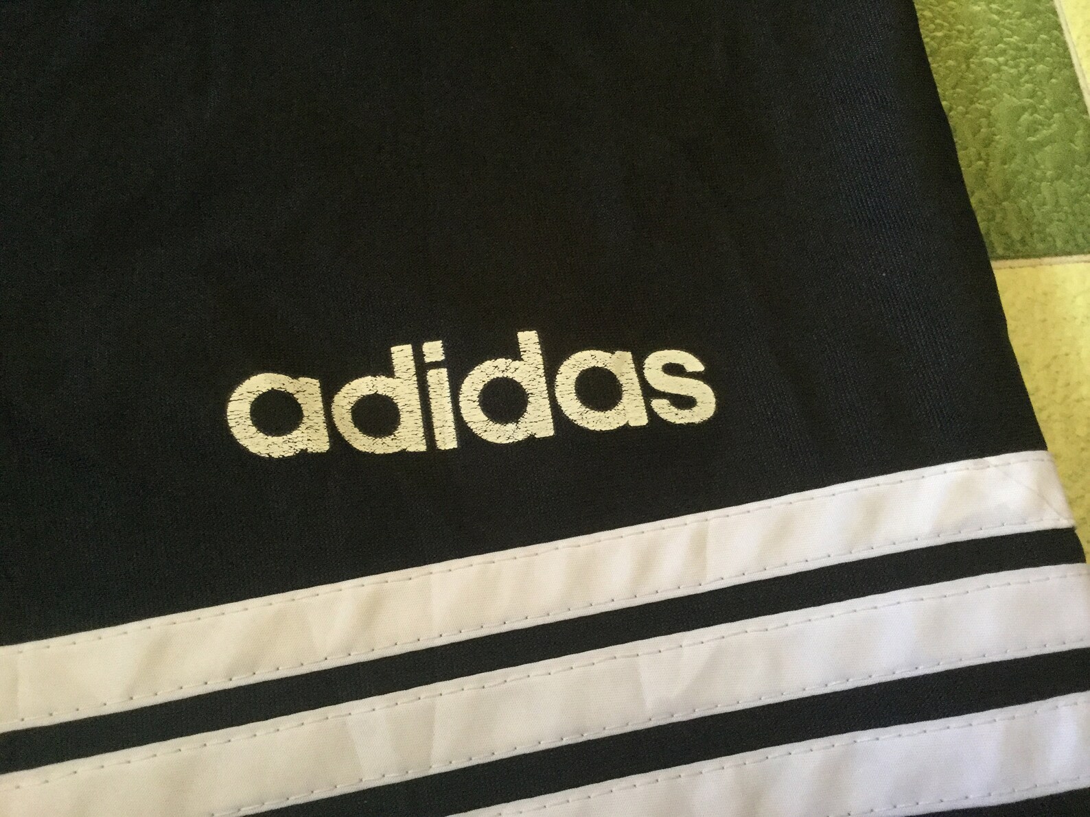 ADIDAS Spell Out Shorts Size M in Black White Striped Color - Etsy
