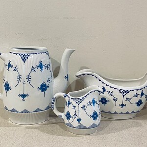Vintage Denmark Blue Furnivals Limited China Pieces - Etsy