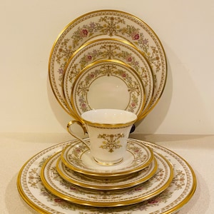 Lenox Castle Garden One Place Setting 5 Pcs. 6 Sets Are Available - Etsy