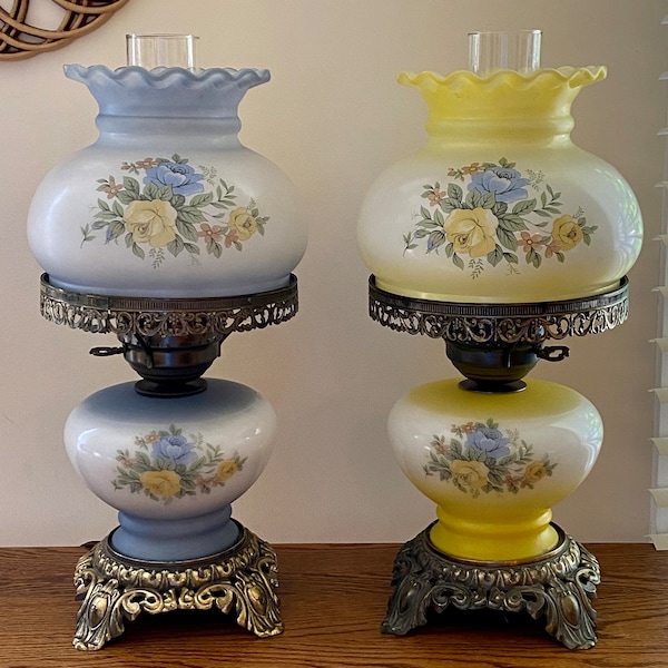 Gwtw Hurricane Hand Painted 3way Lamp - Etsy